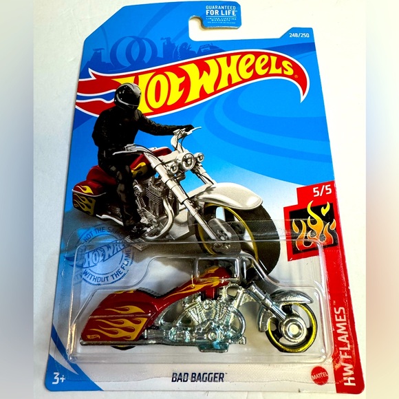 Mattel | Other | Hot Wheels 22 Bad Bagger Hw Flames 55 | Poshmark